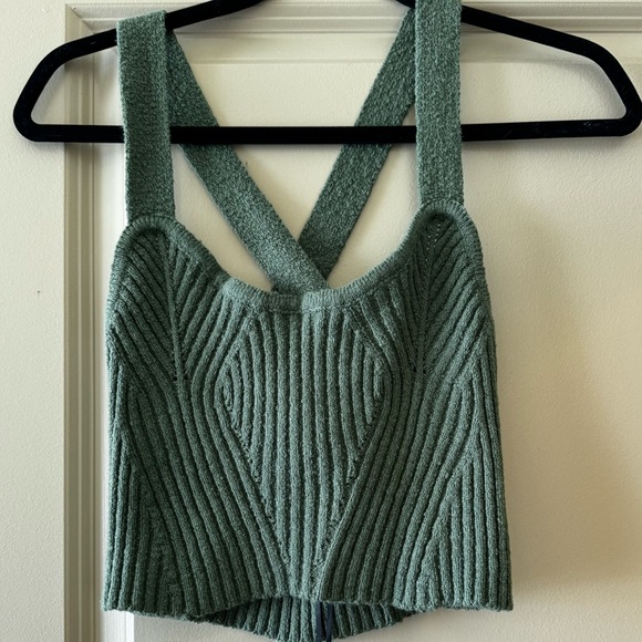 House of Harlow 1960 | Tops | House Of Harlow 96 Army Green Knitted ...